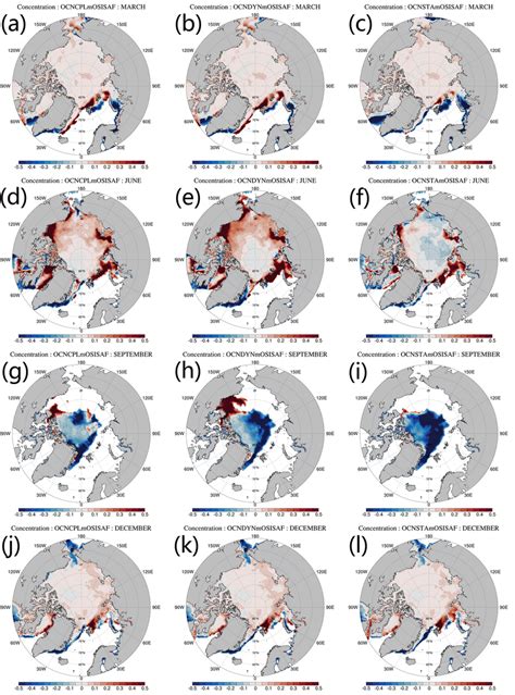 Deviation Between The Modeled And Observed Monthly Mean Sea Ice Download Scientific Diagram