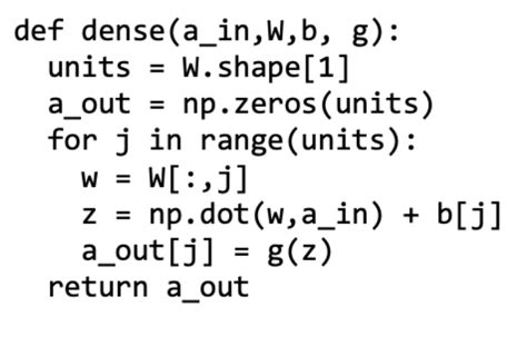 Forward Propogation In Numpy Lecture Slide Units Wshape 1