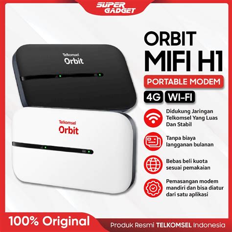 Jual Telkomsel Orbit Mifi H1 Portable Modem Wifi 4g High Speed Internet