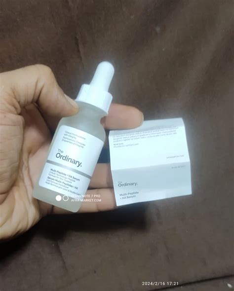 افرا مارکت سرم مولتی پپتاید هیالورونیک اسید اوردینری بافه اصل