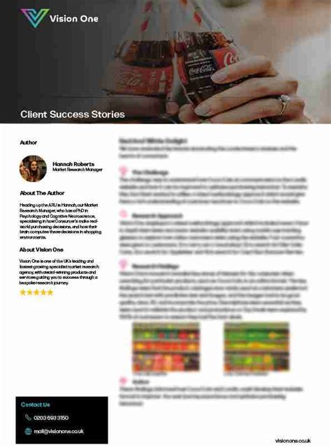 Coca Cola Case Study Case Study