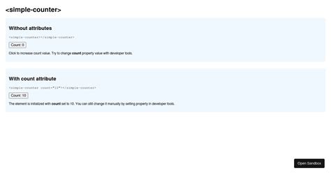 Hybrids Simple Counter Codesandbox