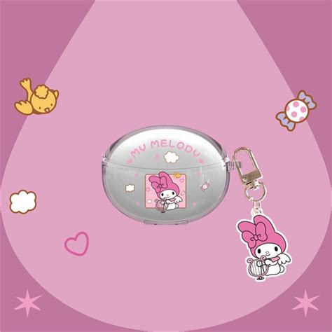 Hot Cute Cartoon Anime Role Hello Kitty Melody Earphone Cover For OPPO Enco Air2 Pro R Pro