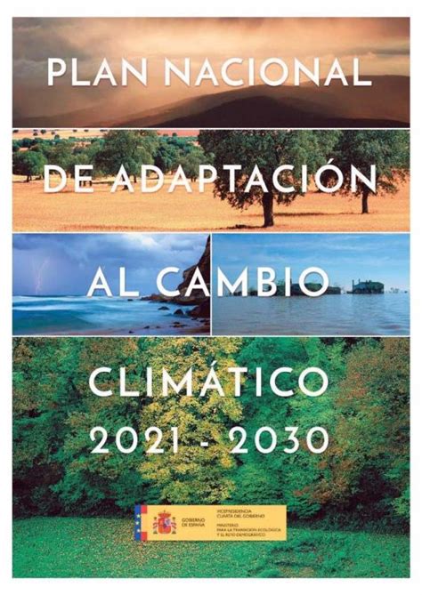 Plan Nacional De Adaptación Al Cambio Climático