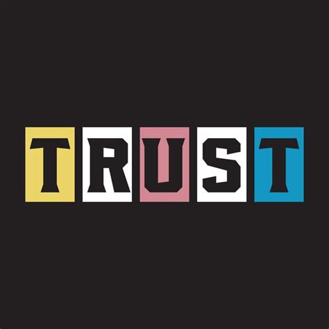 Premium Vector Trust Lettering Text Effect Typography Dark T Shirt Design
