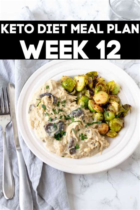 Keto Diet Meal Plan Week 12 • Midgetmomma