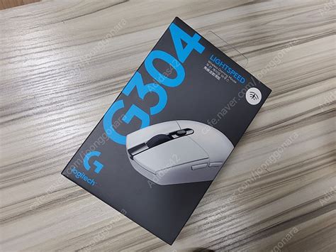 로지텍 G304 마우스 화이트 팝니다 키보드 마우스 스피커 중고나라
