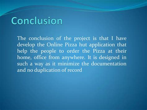 Online Ordering System Pizza Hut Multan Pptx Technology And Computing