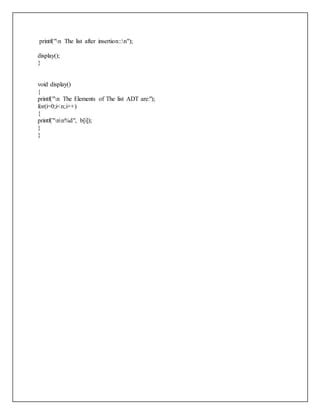Array Imp Of List PDF