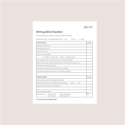 Writing Checklist Love Literacy And Yeet Writing Checklist Love Literacy And Yeet