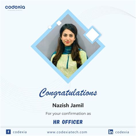 Codexia Technologies On Linkedin Congratulations Confirmation