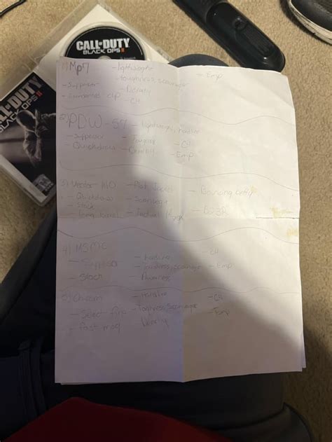 [bo2] My Old Class Setup My Friend And I Made In 2014 R Callofduty