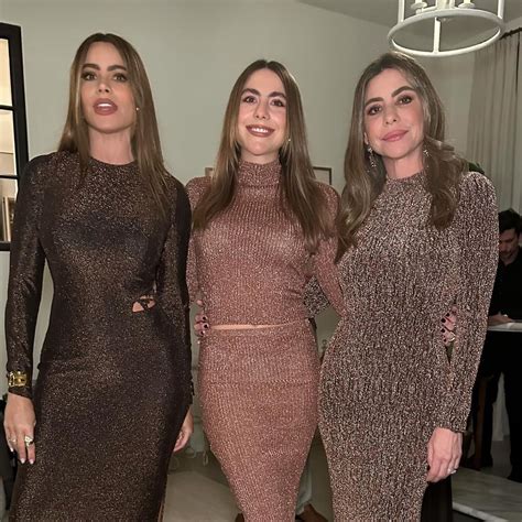 Sofia Vergara Looks Phenomenal In Sumptuous Chocolate Brown Thigh Split