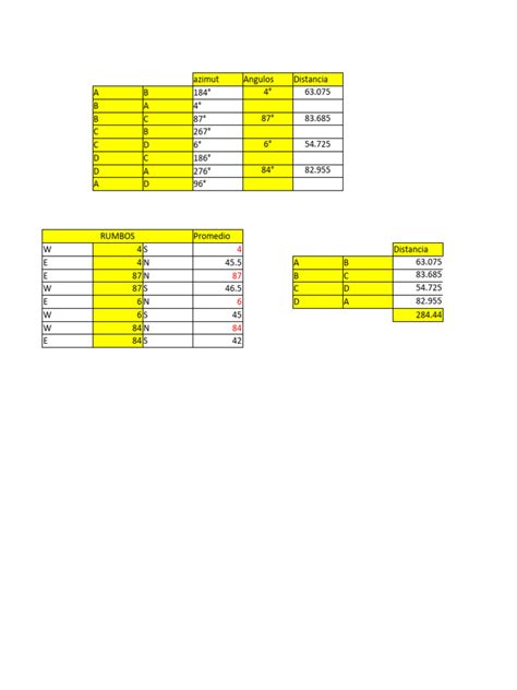 Plano 4 Excel Pdf Trigonometría Ángulo