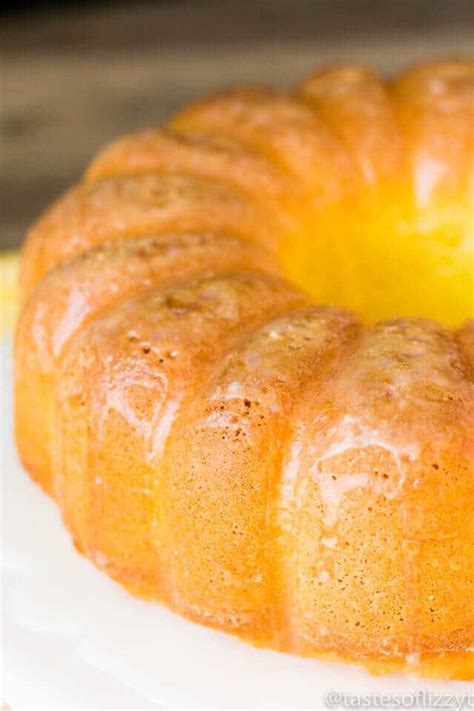 Lemon Bundt Cake With Lemon Glaze Easy Recipe Made With Jello