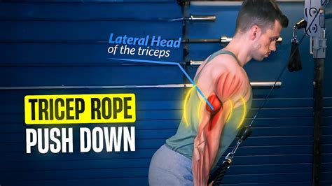 Master The Tricep Rope Pushdown Perfect Form Common Mistakes
