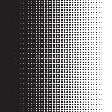 Halftone Dots Pattern Gradient in Vector Format Stock Vector - Illustration of dotted, moire ...