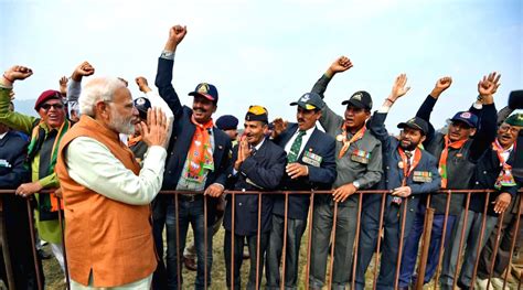 Kangra Prime Minister Narendra Modi Interacts With Ex Army Personnel