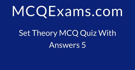 Mcq Questions For Class 11 Commerce Applied Mathematics Set Theory Quiz 5