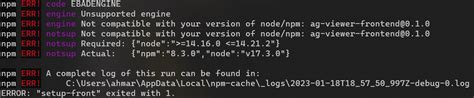 Give A Warning When Using Untested Nodenpm Versions · Issue 110