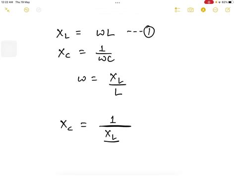 solved write the loop rule equation of an lrc circuit and find the