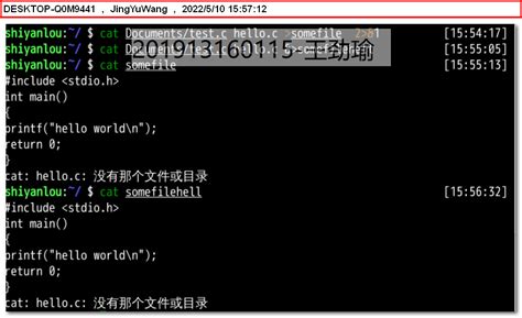 数据流重定向 蓝桥云课