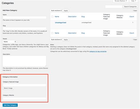 adding term fields to taxonomies toolset