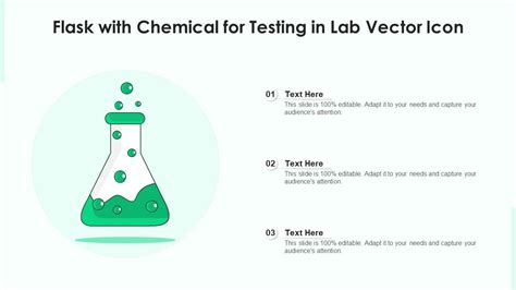 Flask With Chemical For Testing In Lab Vector Icon Ppt Icon Visuals Pdf