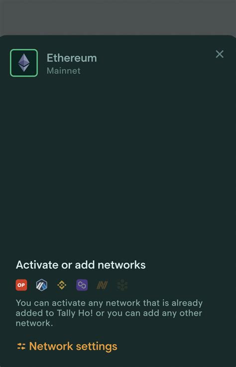 Update Topmenu Network List Design Issue Tahowallet Extension