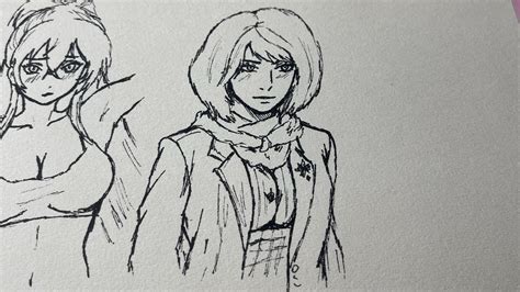 How To Draw Ashley Step By Step Resident Evil 4 Remake Drawing Tutorial YouTube