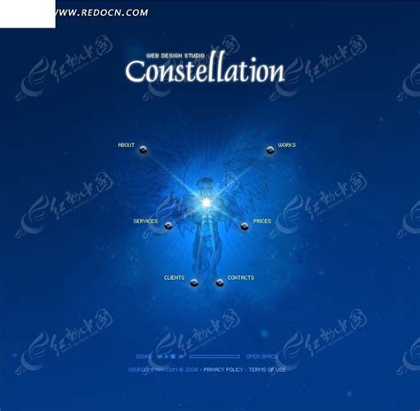 星座算命网站模板源码素材免费下载 红动网