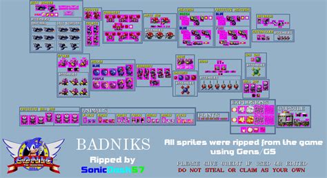 Sonic The Hedgehog Badniks By Sonicdash57 On Deviantart