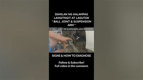 Suspension Arm And Ball Joint Dahilan Ng Kalampag Langitngit At