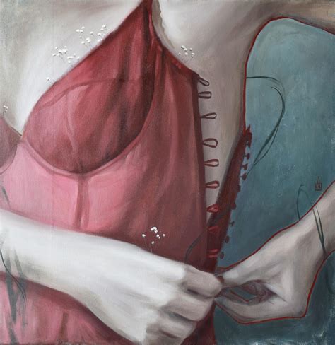 Polina Kharlamova Woman In Black Lingerie For Sale At 1stdibs