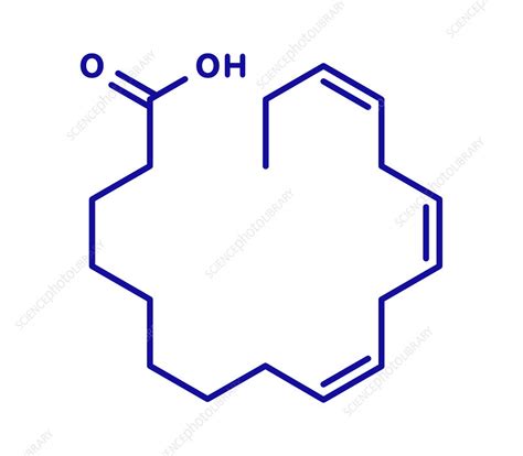 Alpha Linolenic Acid Molecule Illustration Stock Image F0278117