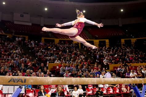 Asu Gymnastics Gallery Meet Vs No 4 Utah Cronkite Sports
