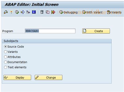 Pc00m37sab0 Sap Tcode Absence And Acquisiton Ntrol