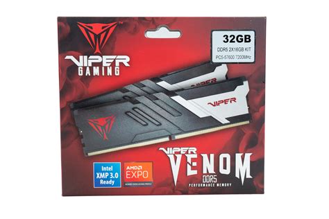 Patriot Viper Venom Ddr5 7200 Cl34 2x 16 Gb Review Packaging