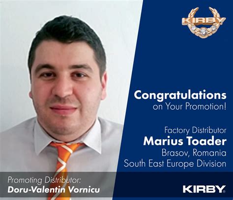 Congratulations To Marius Toader For Kirby Opportunity Facebook