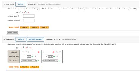 Solved Points Determine The Open Intervals On Which Chegg