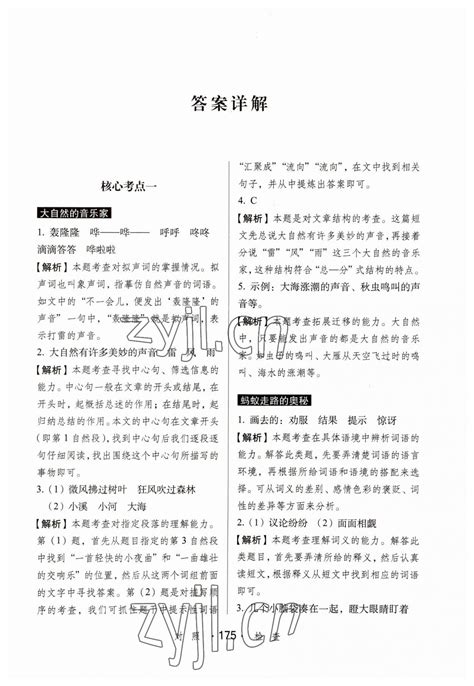 2023年小学语文考试阅读真题精选专练详解三年级人教版答案青夏教育精英家教网