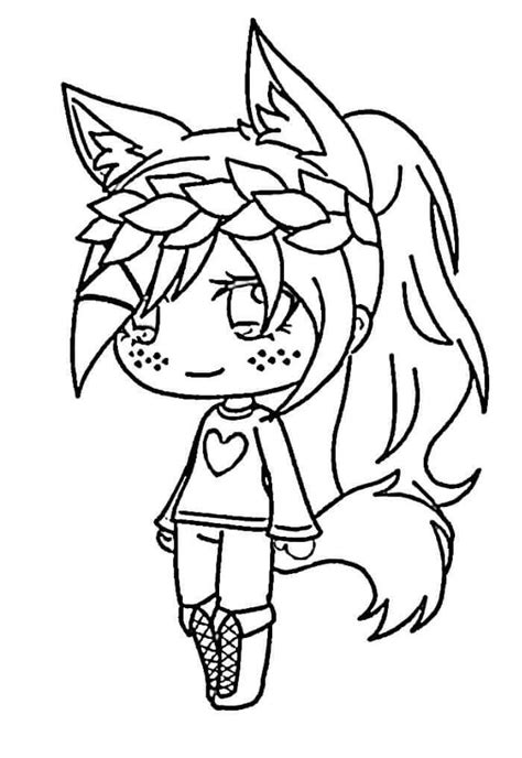 Provisional Conectar Acelerador Dibujos De Gacha Life Para Colorear