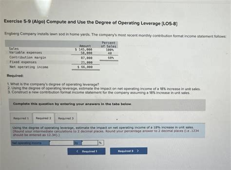 Solved Exercise 5 9 Algo Compute And Use The Degree Of Chegg