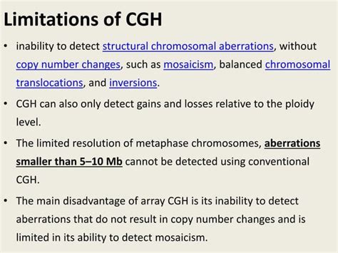 Comparative Genomic Hybridization PPTX
