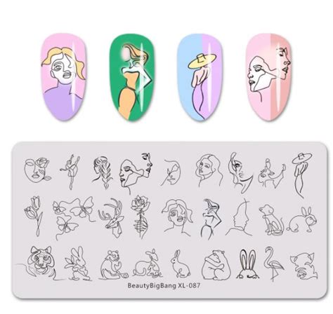 네일파츠대장 드로잉 플레이트 1번 간편네일아트재료 위시버킷