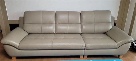 자코모 35인 천연면피 소가죽 쇼파 당근 중고거래