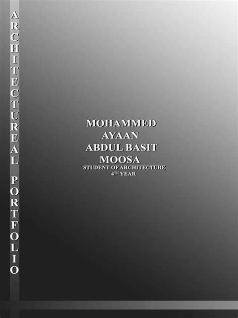 Mohammed Ayaan Moosa Portfolio Pdf