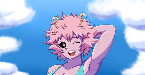 Bigboobs Mina Ashido Dude Named Bobのイラスト Pixiv