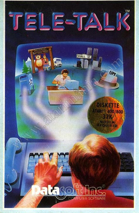 Atari 400 800 Xl Xe Tele Talk Scans Dump Download Screenshots Ads