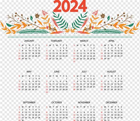 Kalender 2024 Png Pngwing